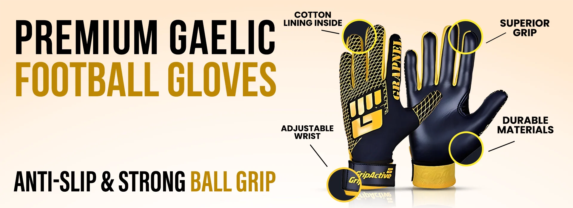 Improve Your Catch with GAA Premium Gaelic Football Gloves