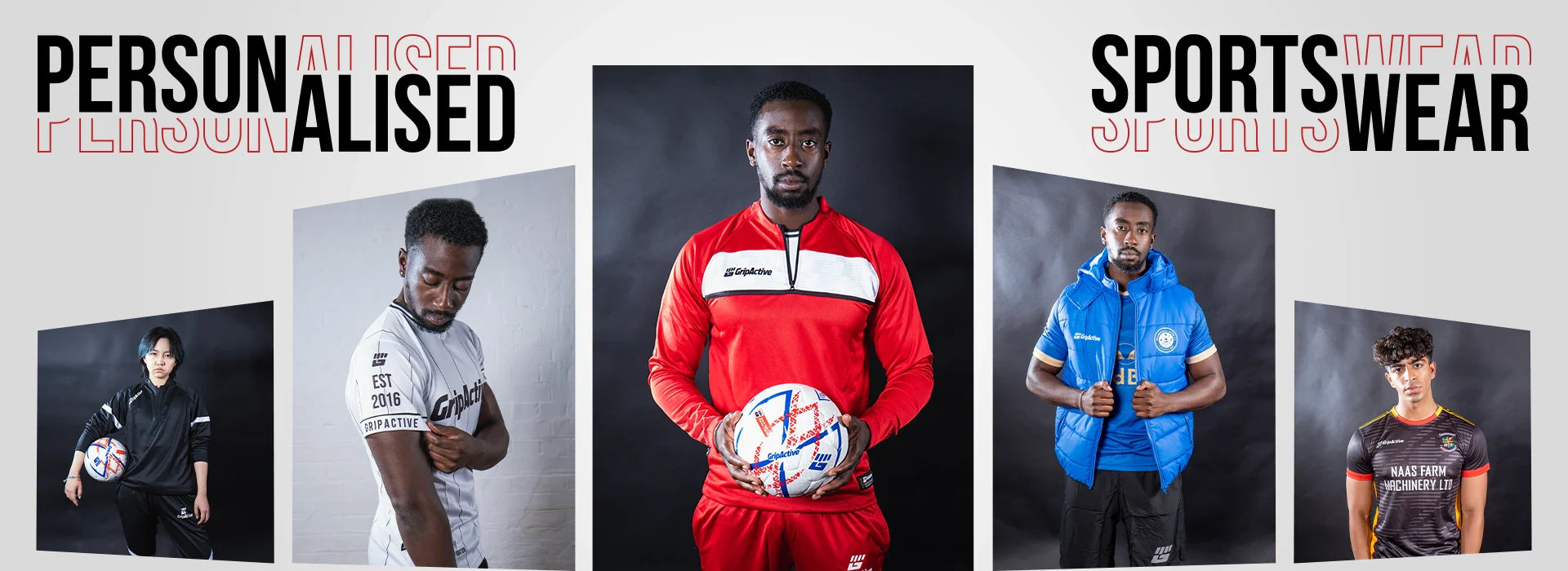 Design Your Personalised Football Sportswear with GripActive