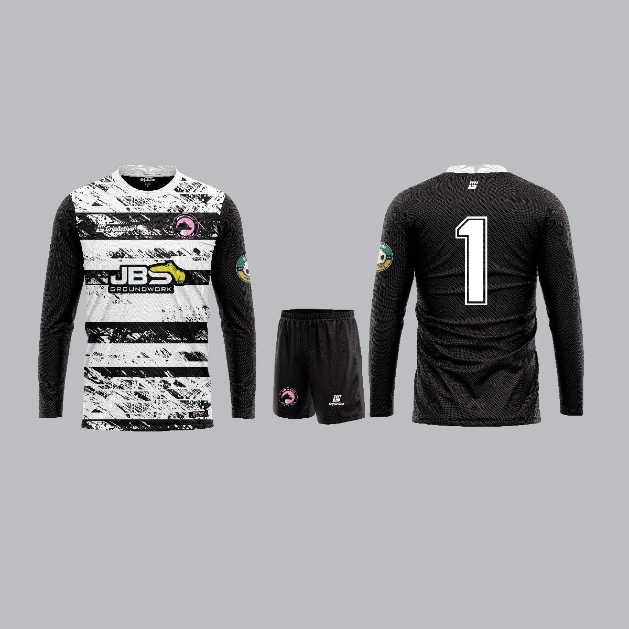 Berks United FC Wolves Goalkeeper Kit – Grip Active Limited