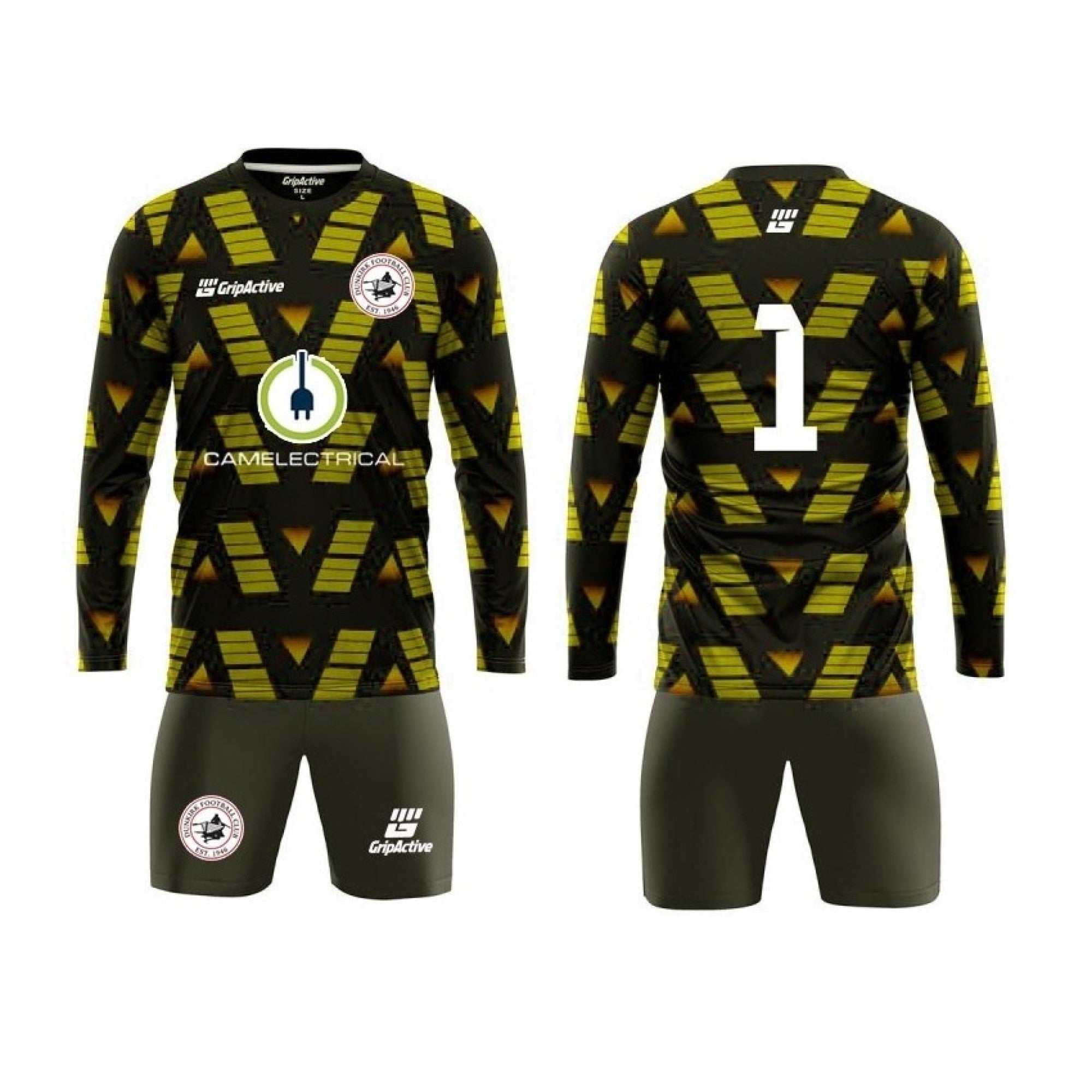 Dunkirk FC Goalkeeper Kit – Grip Active Limited