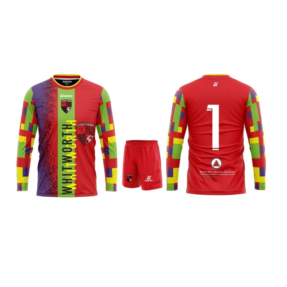 Whitworth FC Red Kites Goalkeeper Kit 1 – Grip Active Limited